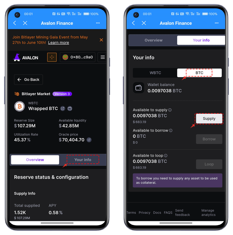 Avalon Finance (アバロンファイナンス) の使い方｜TokenPocket (トークンポケット) 公式
