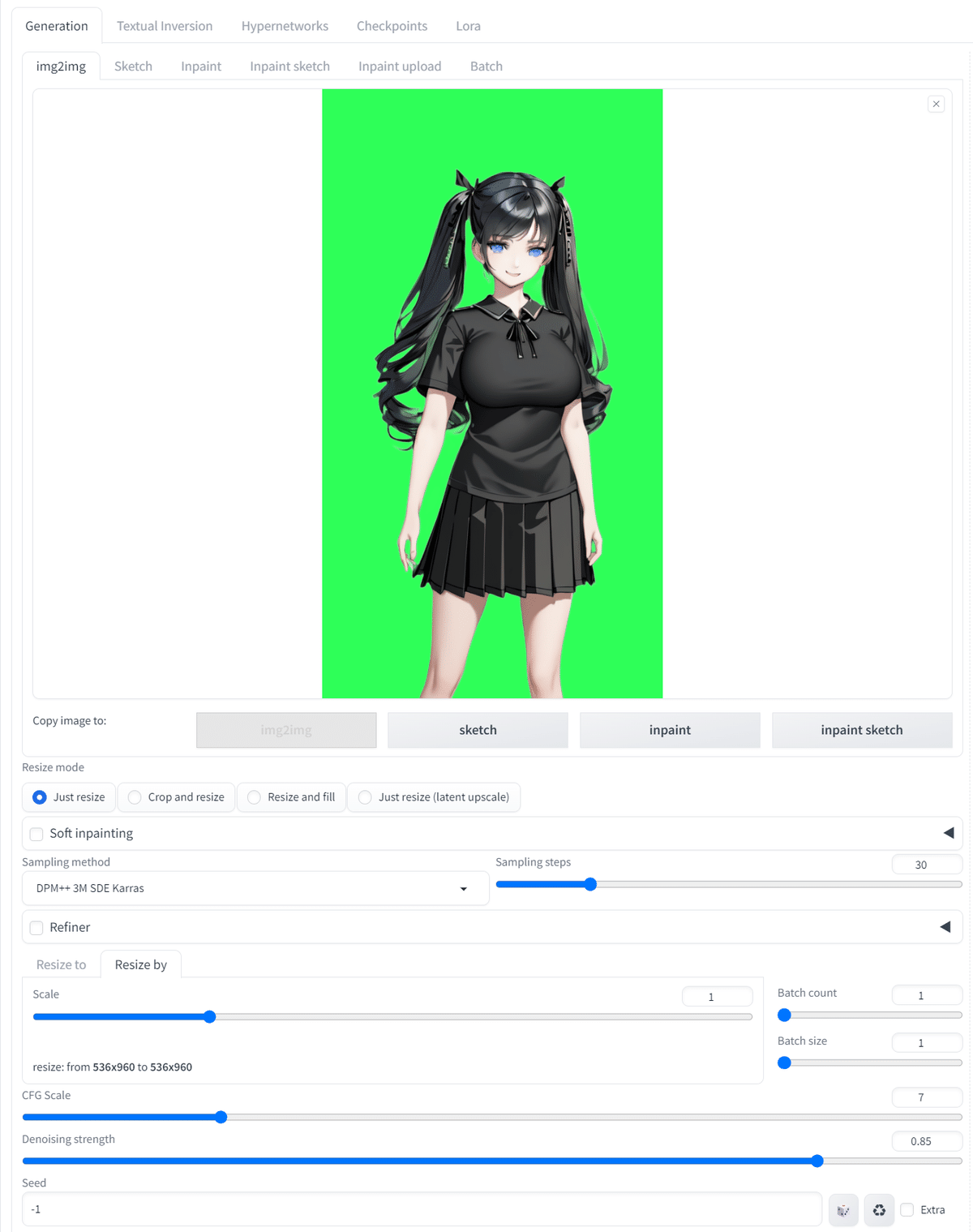 Vroidを使ってStable Diffusion Web UIのAnimateDiff（メモ2）｜混合順