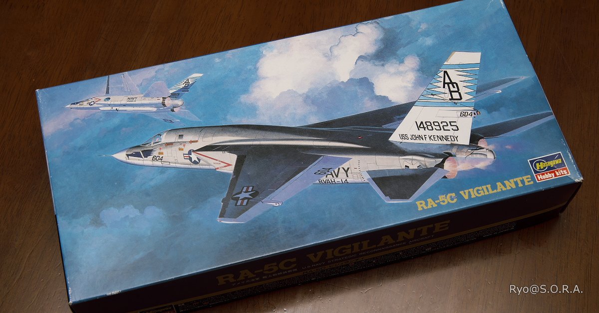 プラモデル製作記 ハセガワ 1/72 RA-5C ビジィランティ｜Ryo@S.O.R.A.