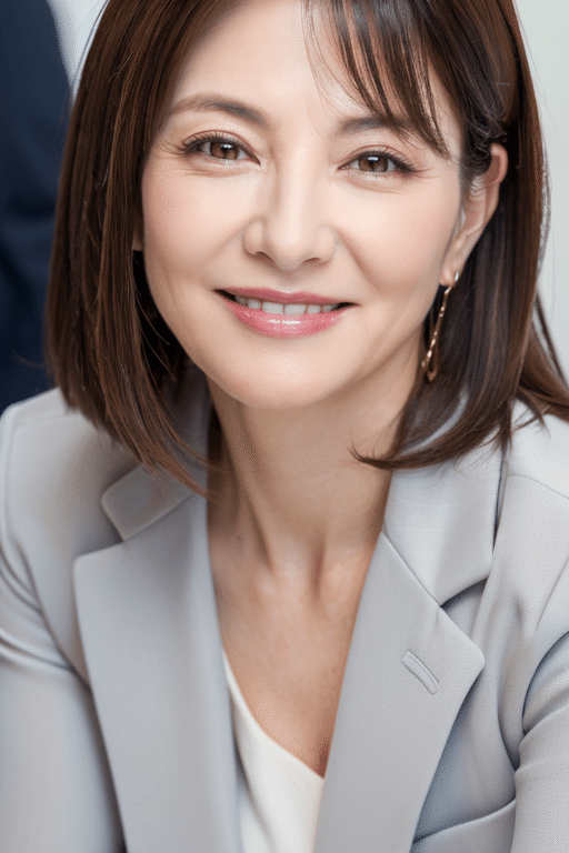 こんな上司と仕事したい【50代美魔女OL】AI熟女グラビア写真集(50枚)「呪文(プロンプト)付き」｜AI熟女ハンター