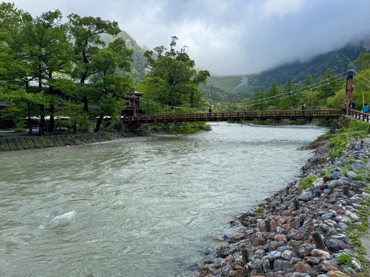 大雨の翌日に上高地入り｜Cressonboy