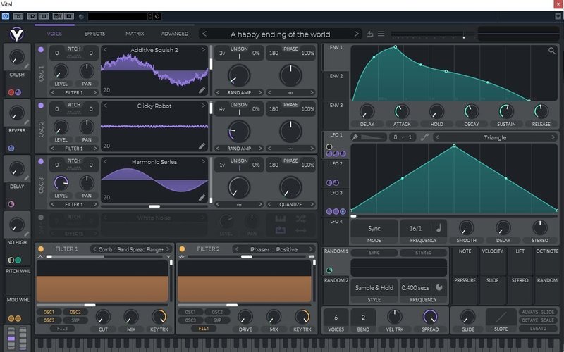 紫の効果音制作日記 3「効果音、楽曲制作に使える Free PlugIn Synth系2」｜green air