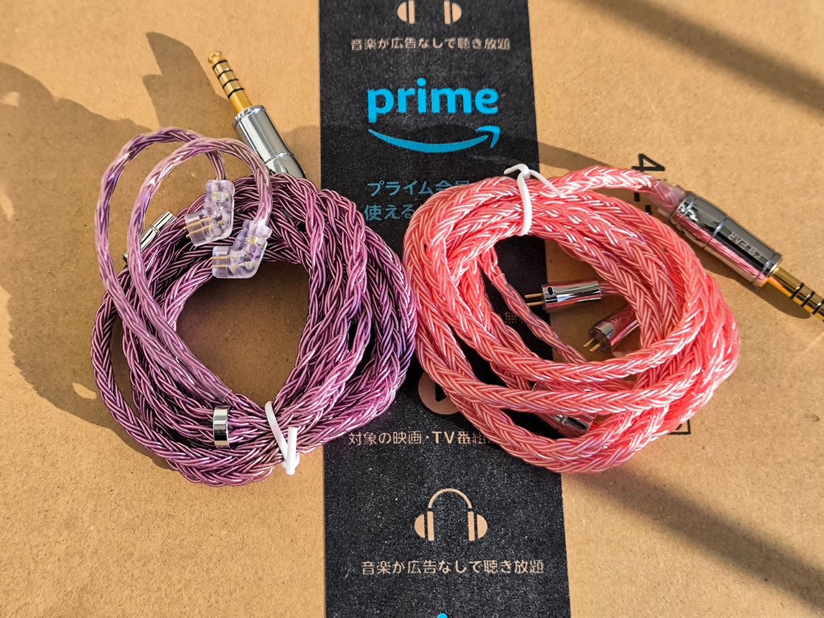 KBEAR ST18はポップでカラフルなイヤホンケーブル #PR｜西野績葉