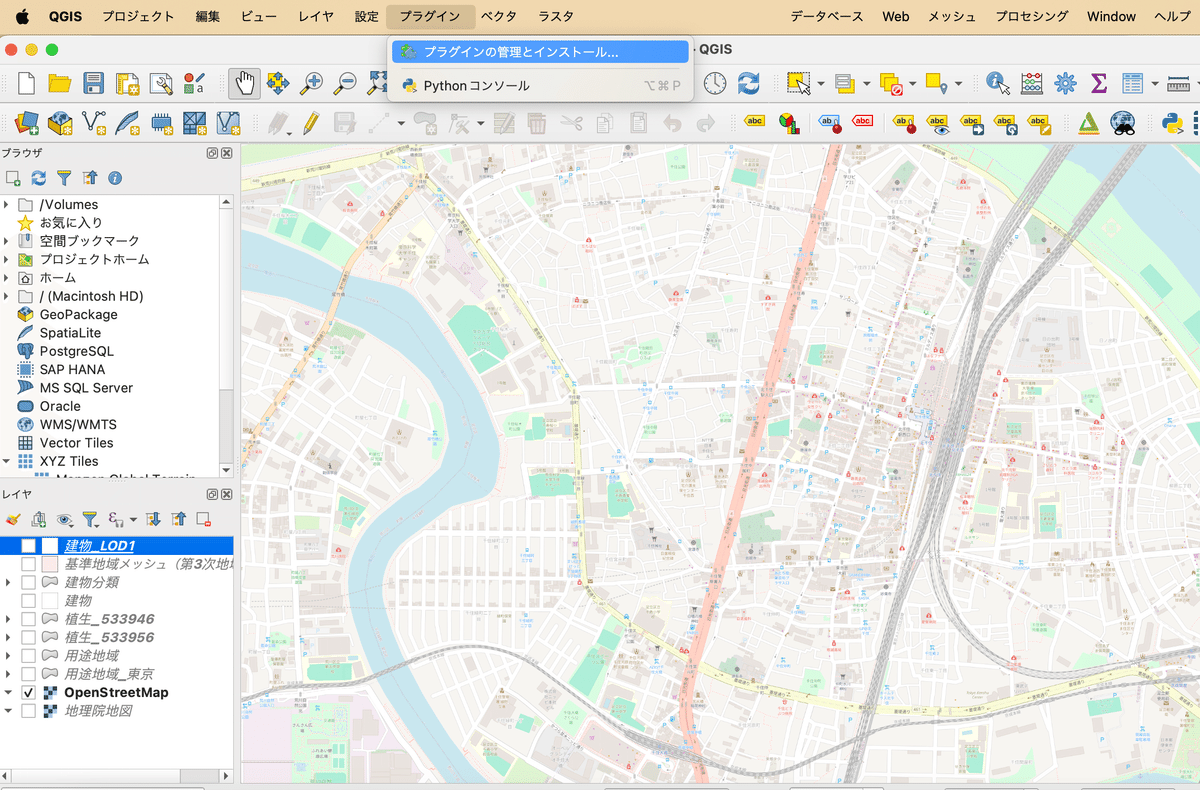 [QGIS] 地物を3Dで視覚化！ Qgis2threejsプラグインの紹介｜Kaito SAKAMOTO