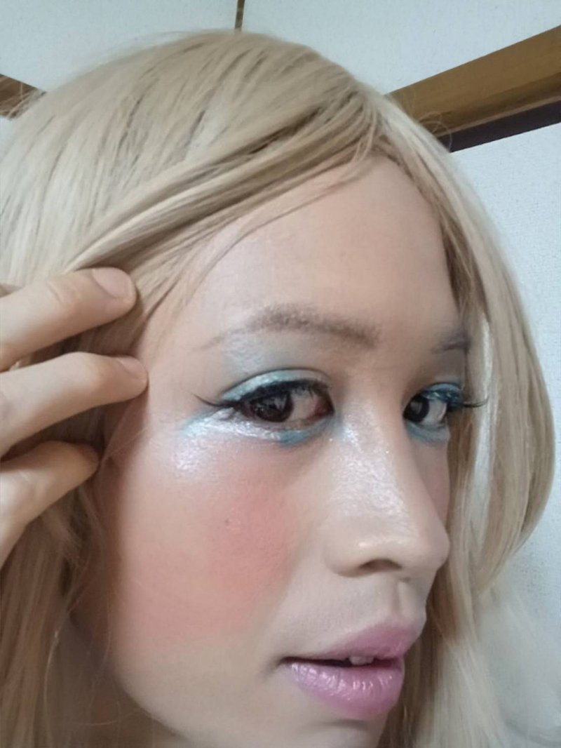 【女装日記】6/8 初めての黒ギャルメイク｜無礼Dヴェーグ きのくに男の娘