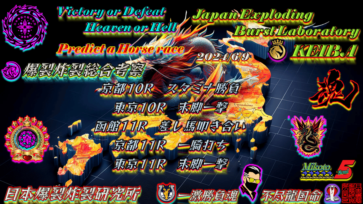 WIN5 6/9｜龍国 命