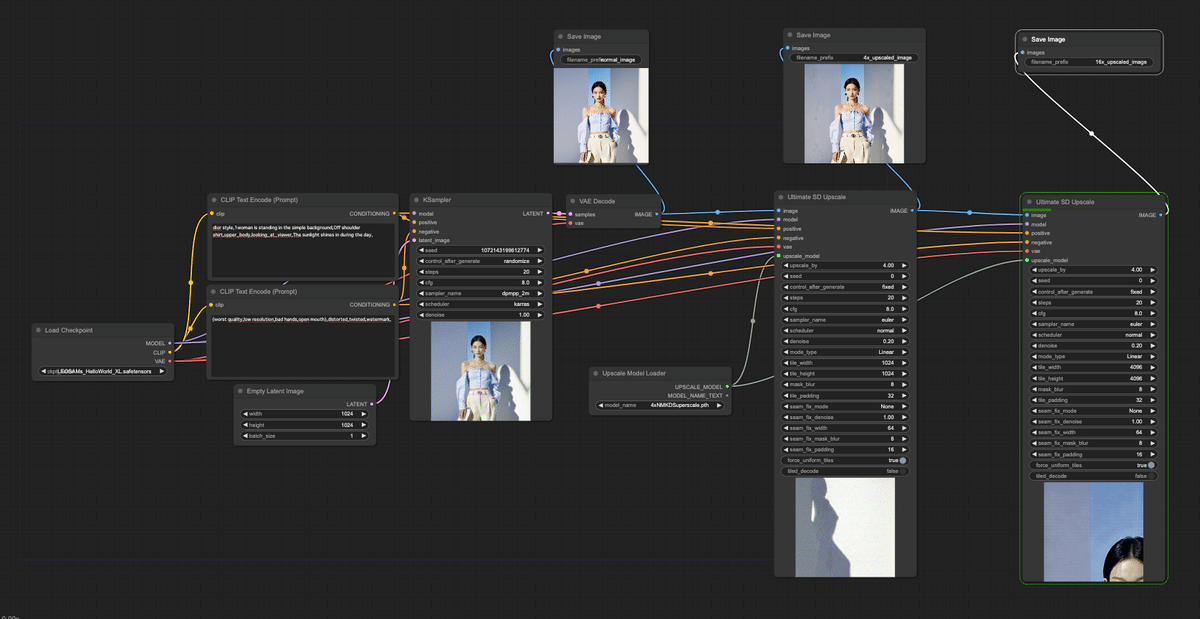 ComfyUIとSuperScaleで超高解像度の画像を出力する｜アイドリ | AI-Driven Lab