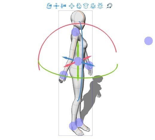 『クリスタ3Dモデルを使った人物アニメ基本動作テンプレ作成ノート』電子書籍原稿の下書き（5）｜eiji roji