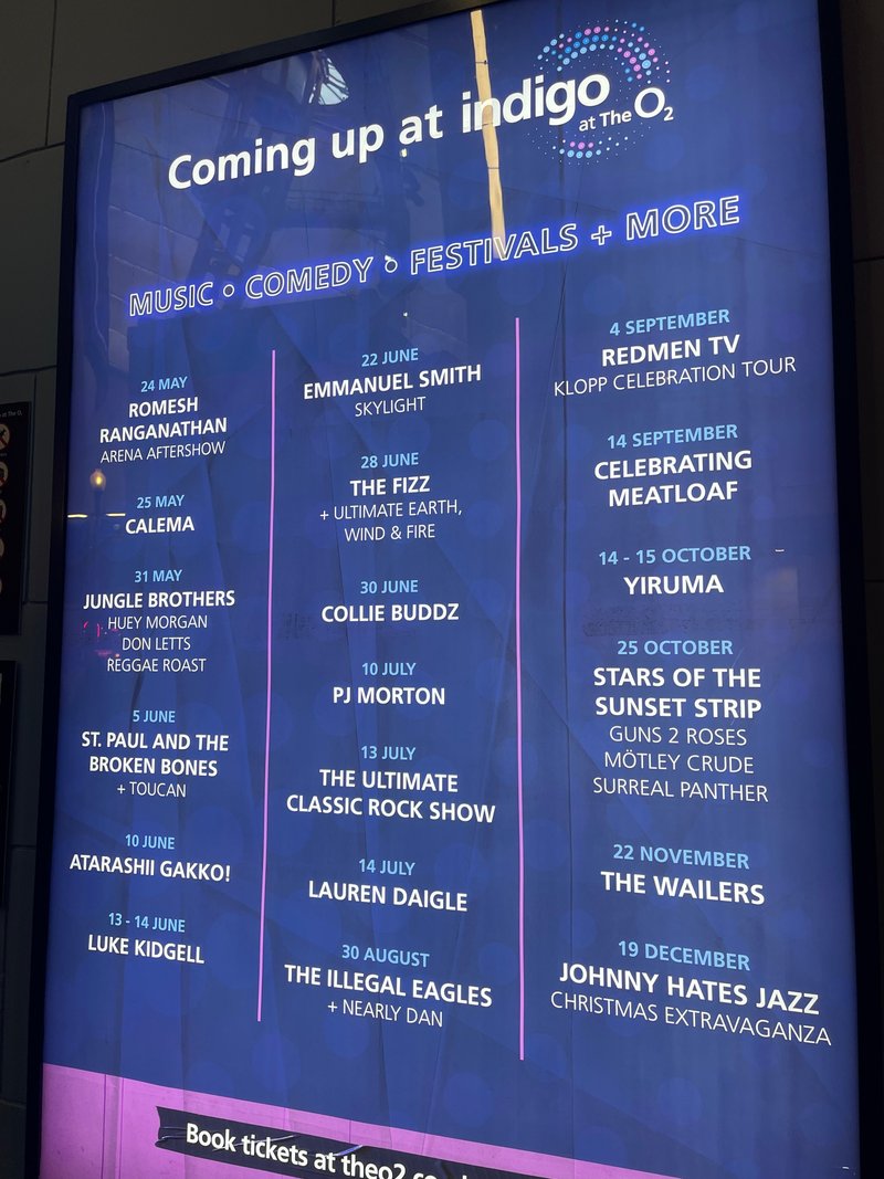 AG! London O2 indigo｜ことぶきつかさ