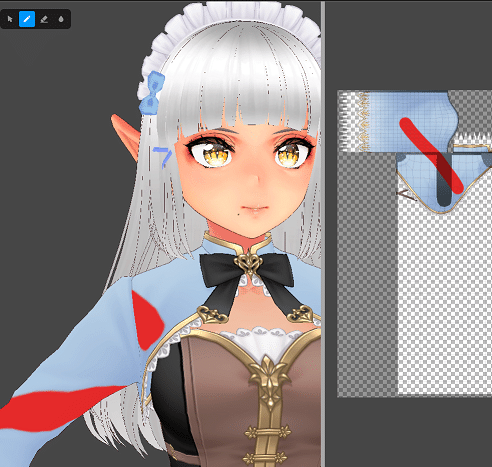 VRoidの話＃4 はみ出ない塗り！｜Yos1toshi