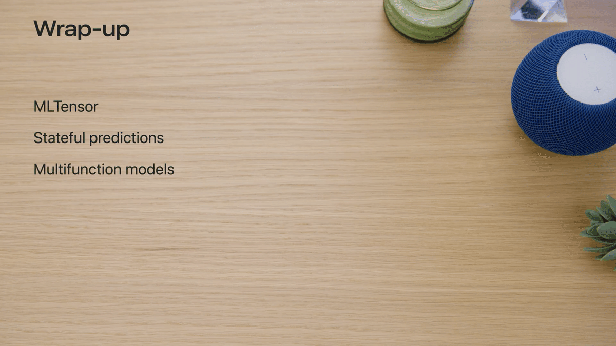 【Core ML】 モデルのIntegrationをシンプルにするMLTensor - "Deploy machine learning and AI models on-device ...