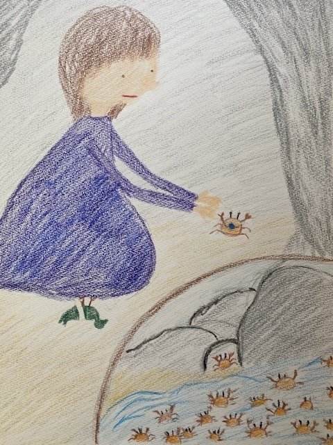 20230720蟹座25°「右肩越しに突然投げつけられた黒い影」｜よね