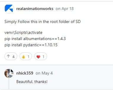 Stable Diffusionのある起動エラーについてのまとめ ～ImportError: cannot import name 'Undefined' from 'pydantic ...