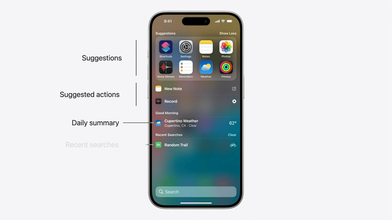 Spotlight integration - "What’s new in App Intents" を見たメモ①｜shu223