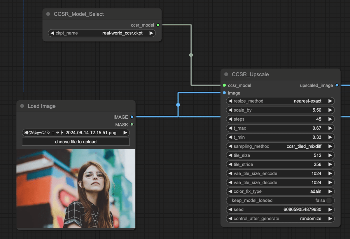 【ComfyUI】CCSR+SUPIRで高忠実性+高品質の画像の高解像度化を実現する｜アイドリ | AI-Driven Lab