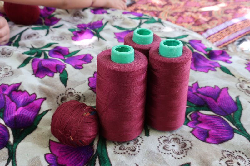 ウズベキスタンのカード織り（1）｜Hiroko Fukuda S.