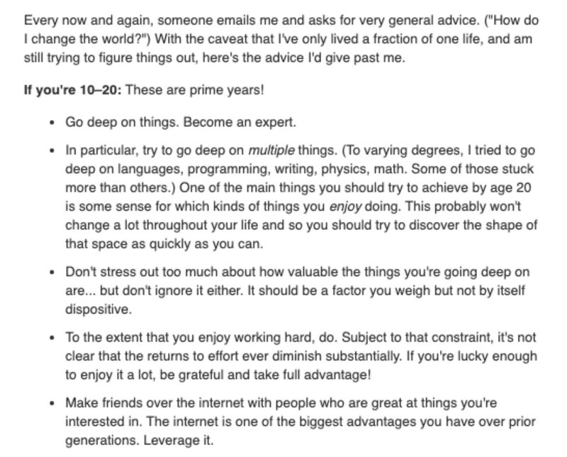 Stripe CEOのPatrick Collisonが10〜20歳のためのアドバイスを40代向けにしてみた。｜川村康弘(Yasuhiro ...