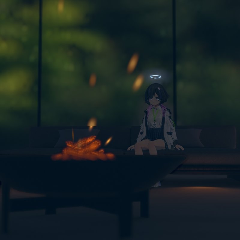 【VRChat_world】The sleep room 梅雨｜yoruyori