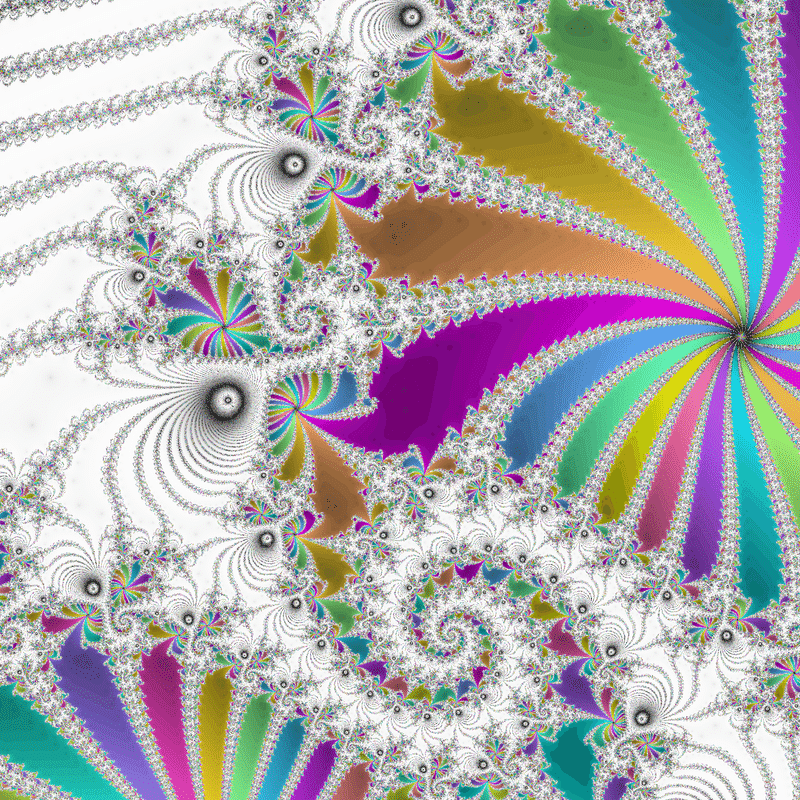 今週のフラクタル45 (cz^3/(z^2+z+0.12)+2i)｜108Hassium