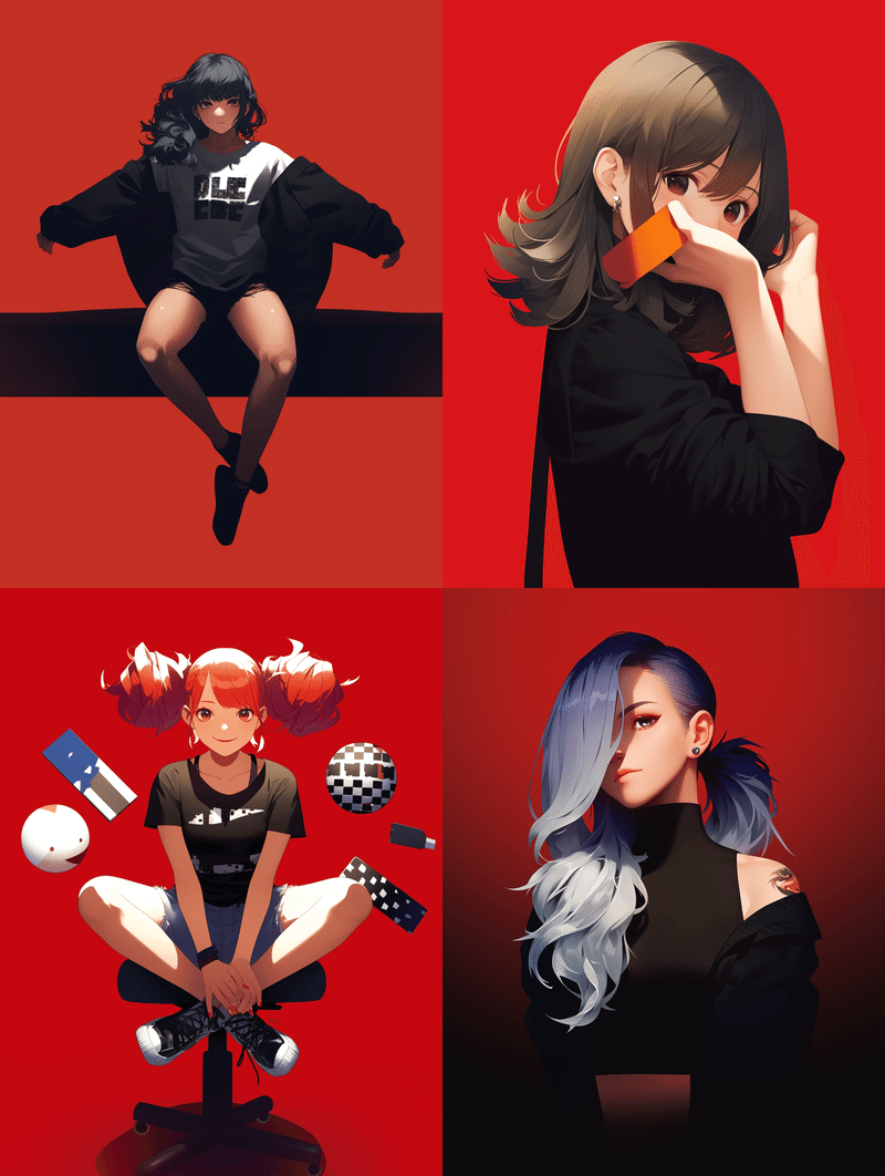 にじジャーニーの --sref値を、1から順番にチェックしてみた【その1】｜ジロウ🍀AIイラスト漫画クリエイター