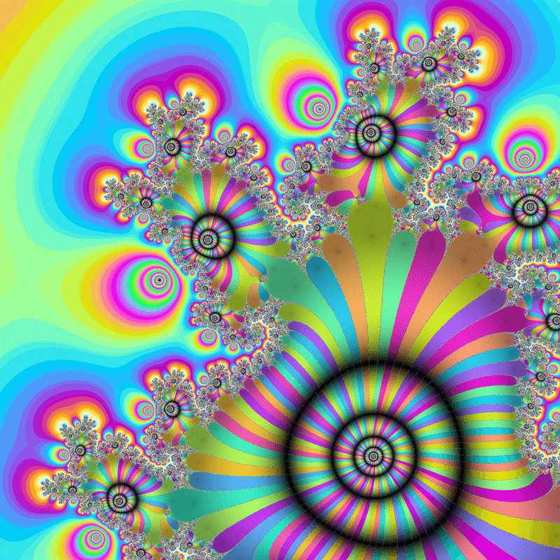 今週のフラクタル45 (cz^3/(z^2+z+0.12)+2i)｜108Hassium