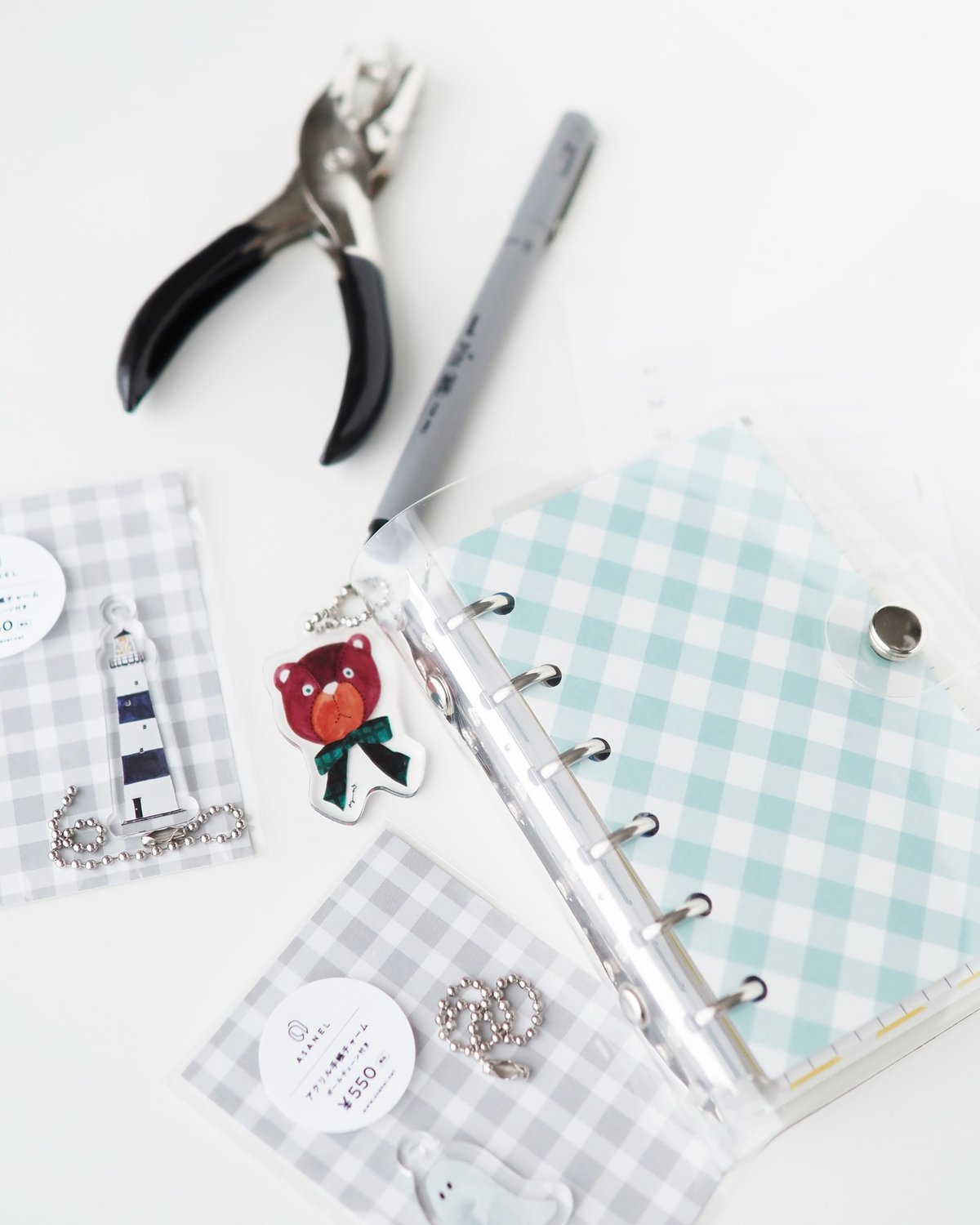 No.002 | チャームホールの作り方 | M6手帳を楽しもう｜ASANEL