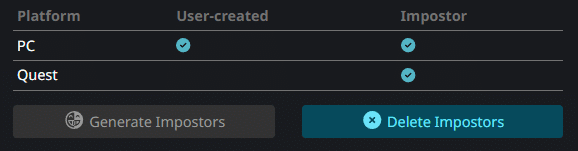 [VRChat] Impostor 生成のススメ｜ゆうげ