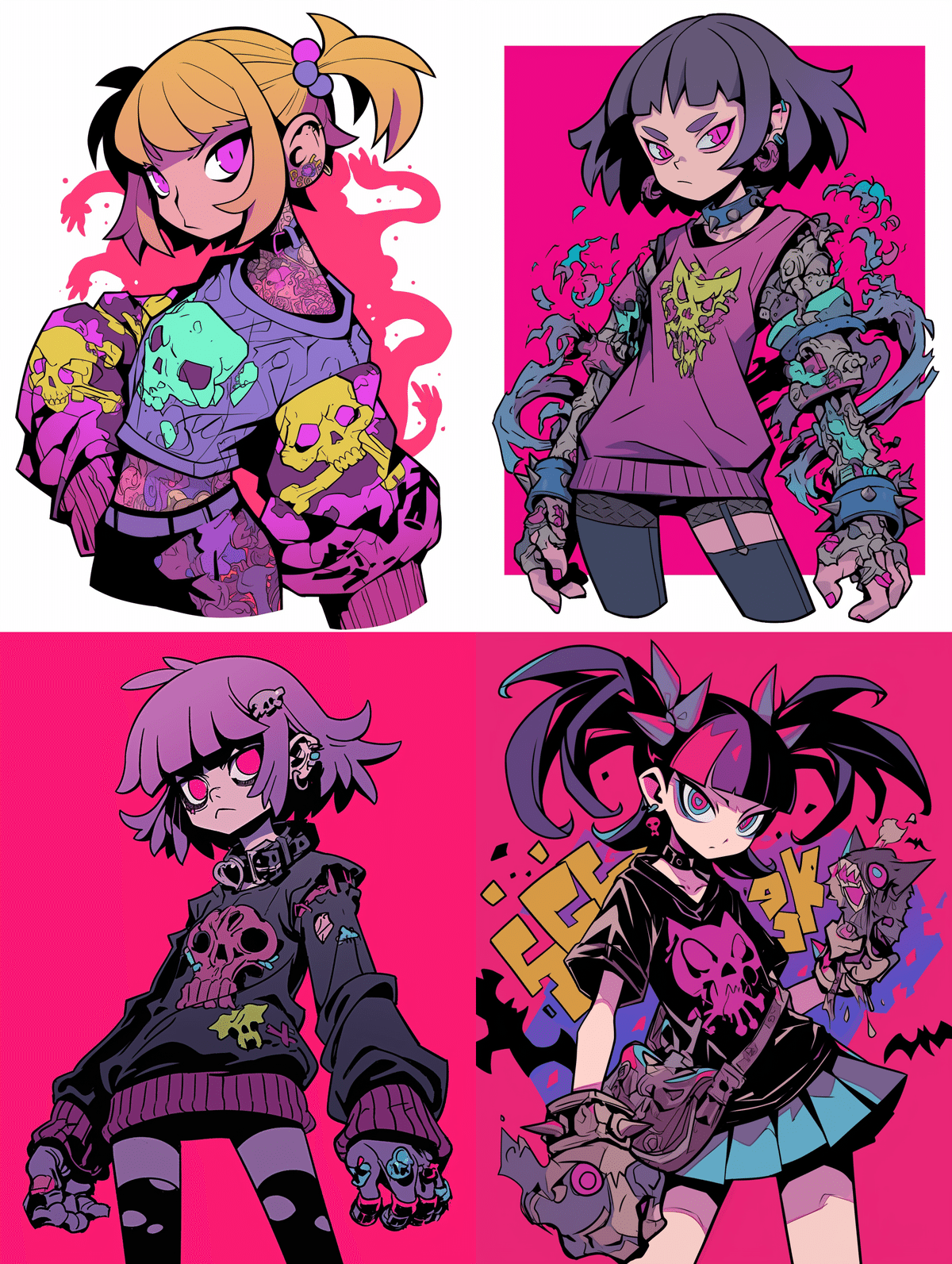 にじジャーニーの --sref値を、1から順番にチェックしてみた【その6】｜ジロウ🍀AIイラスト漫画クリエイター