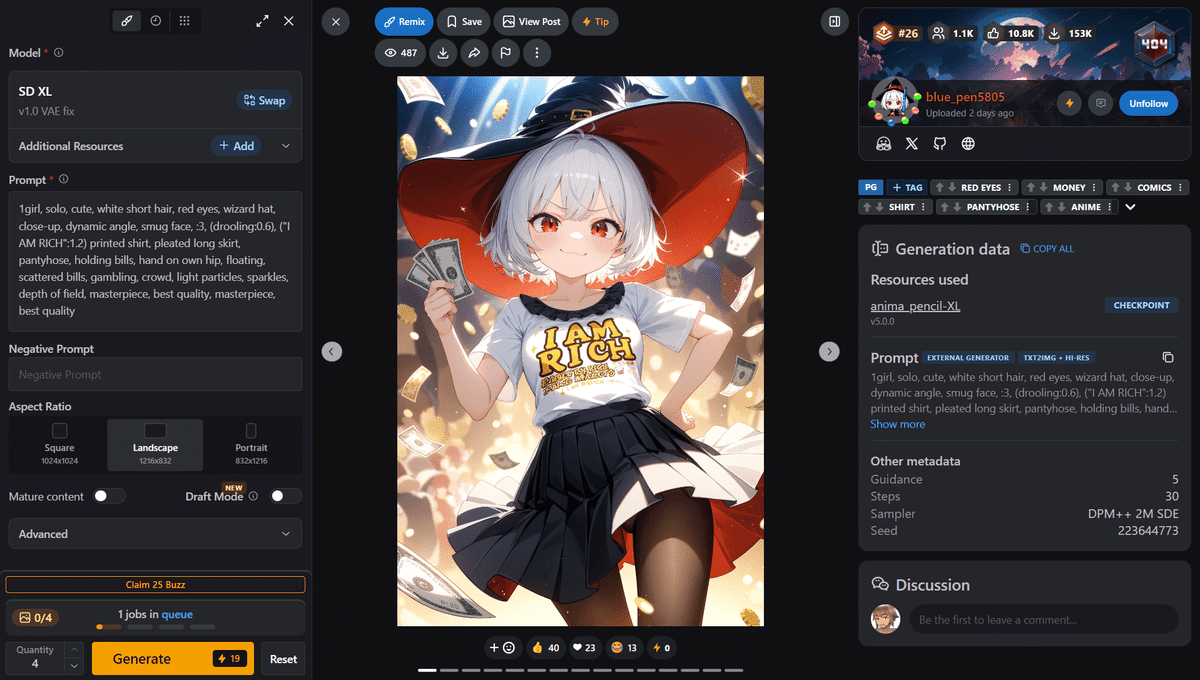 【文字が描ける!?】Anima_pencil-XL-v5.0.0リリース。作者ぶるぺん氏「ここ数年で最高クラス」｜AICU