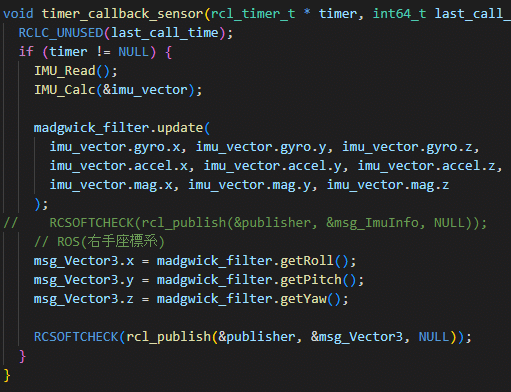 Madgwickフィルタで姿勢の演算を行う｜おきも