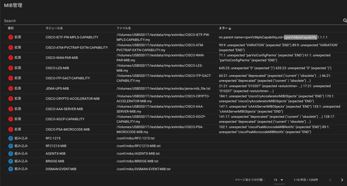 逆引きTWSNMP：拡張MIBを探して読み込む方法｜twsnmp