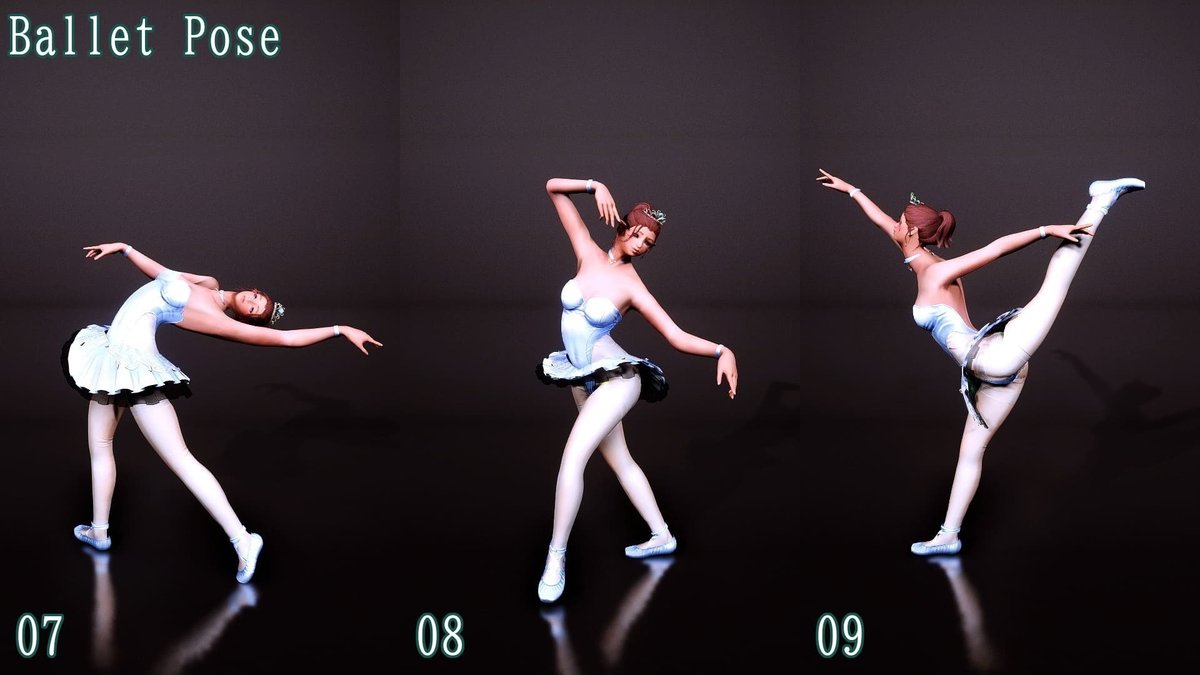 Ena Poser ポーズリスト[Ballet Pose]｜Ena