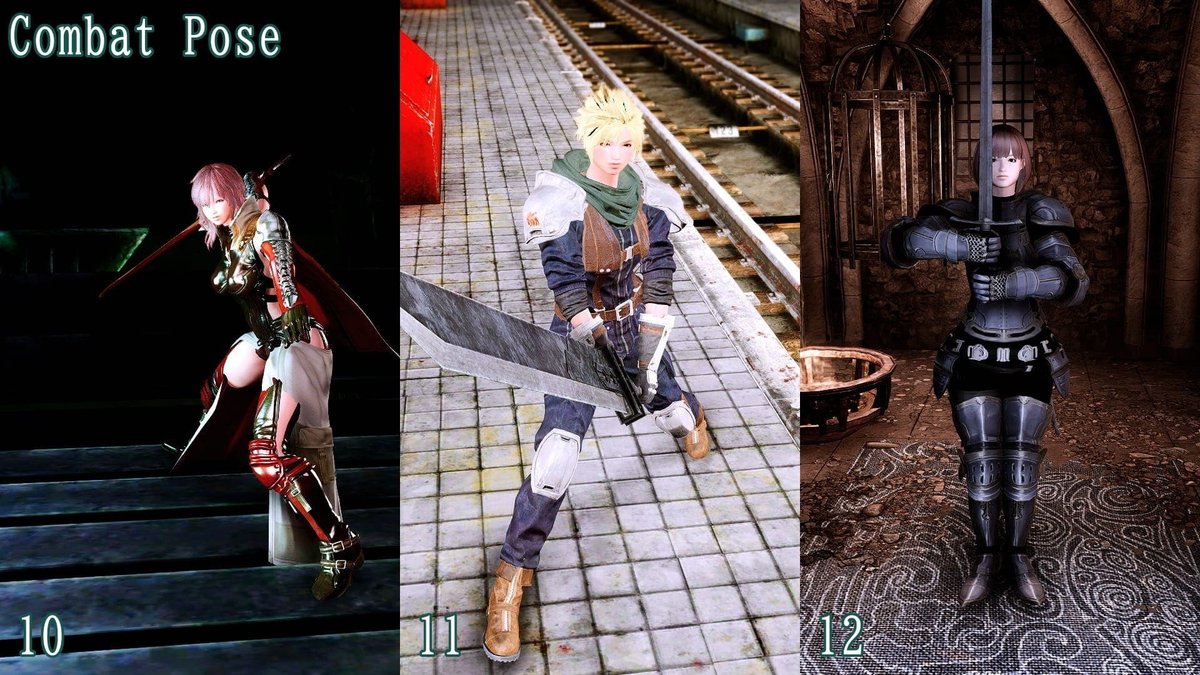 Ena Poser ポーズリスト[Combat Pose]｜Ena