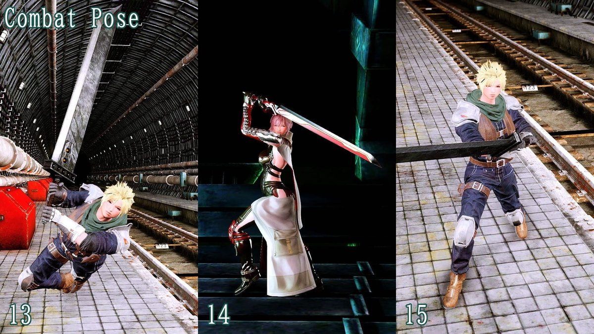 Ena Poser ポーズリスト[Combat Pose]｜Ena