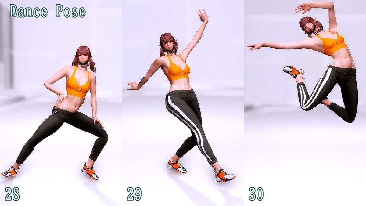 Ena Poser ポーズリスト[Dance Pose]｜Ena