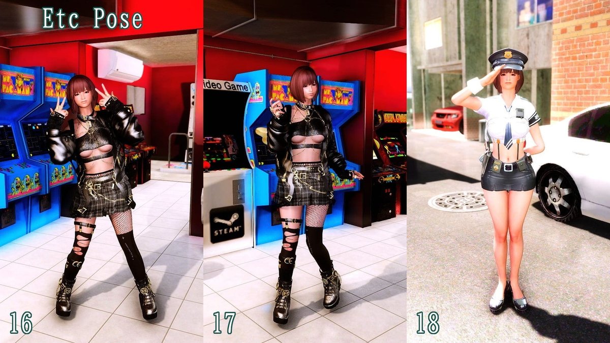 Ena Poser ポーズリスト[Etc Pose]｜Ena