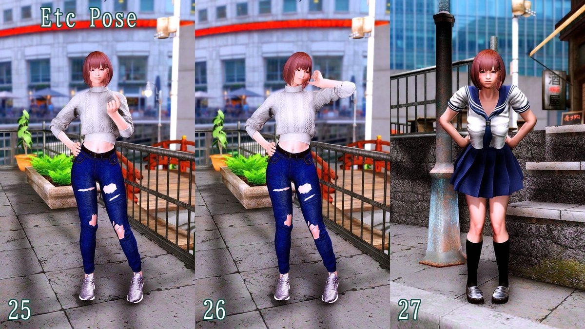 Ena Poser ポーズリスト[Etc Pose]｜Ena