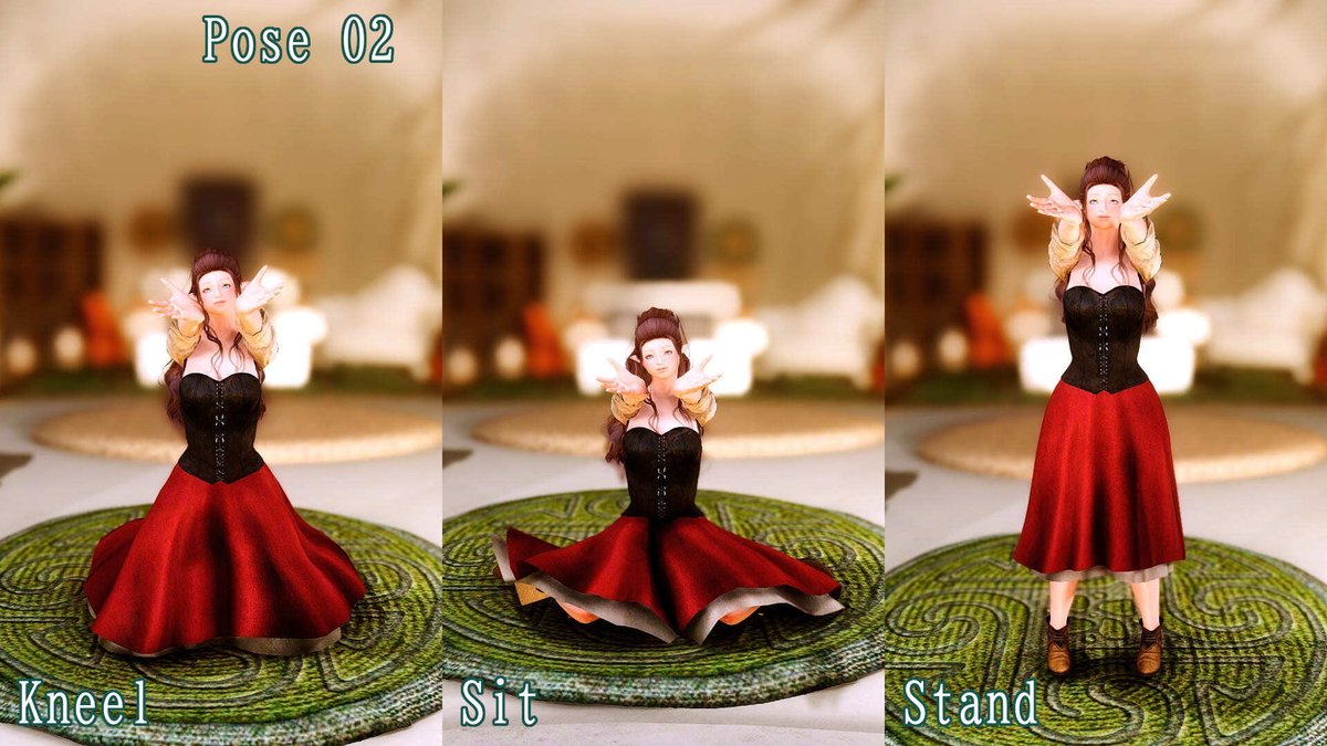 Ena Poser ポーズリスト[Pose]｜Ena