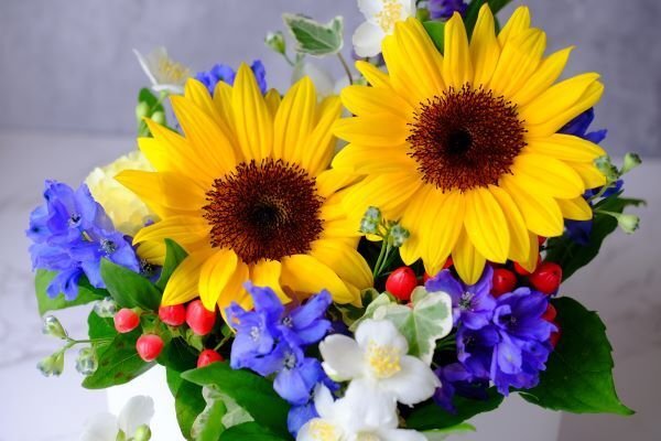 フラワーアレンジメント作品№56｜tabito