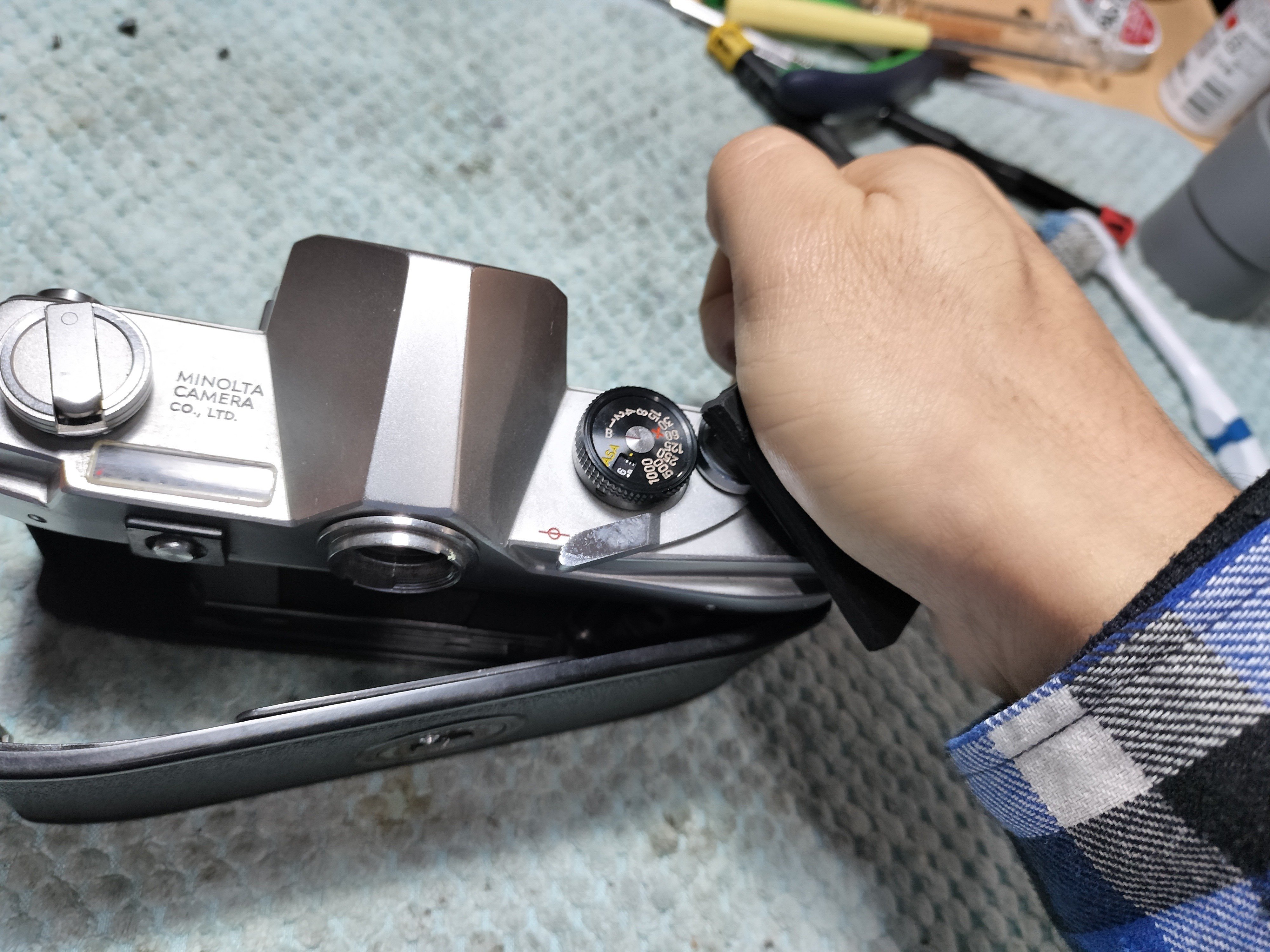 Minolta SR-7の分解|フィルムカメラ修理のアクアカメラ Minolta SR-7の分解|フィルムカメラ修理のアクアカメラ