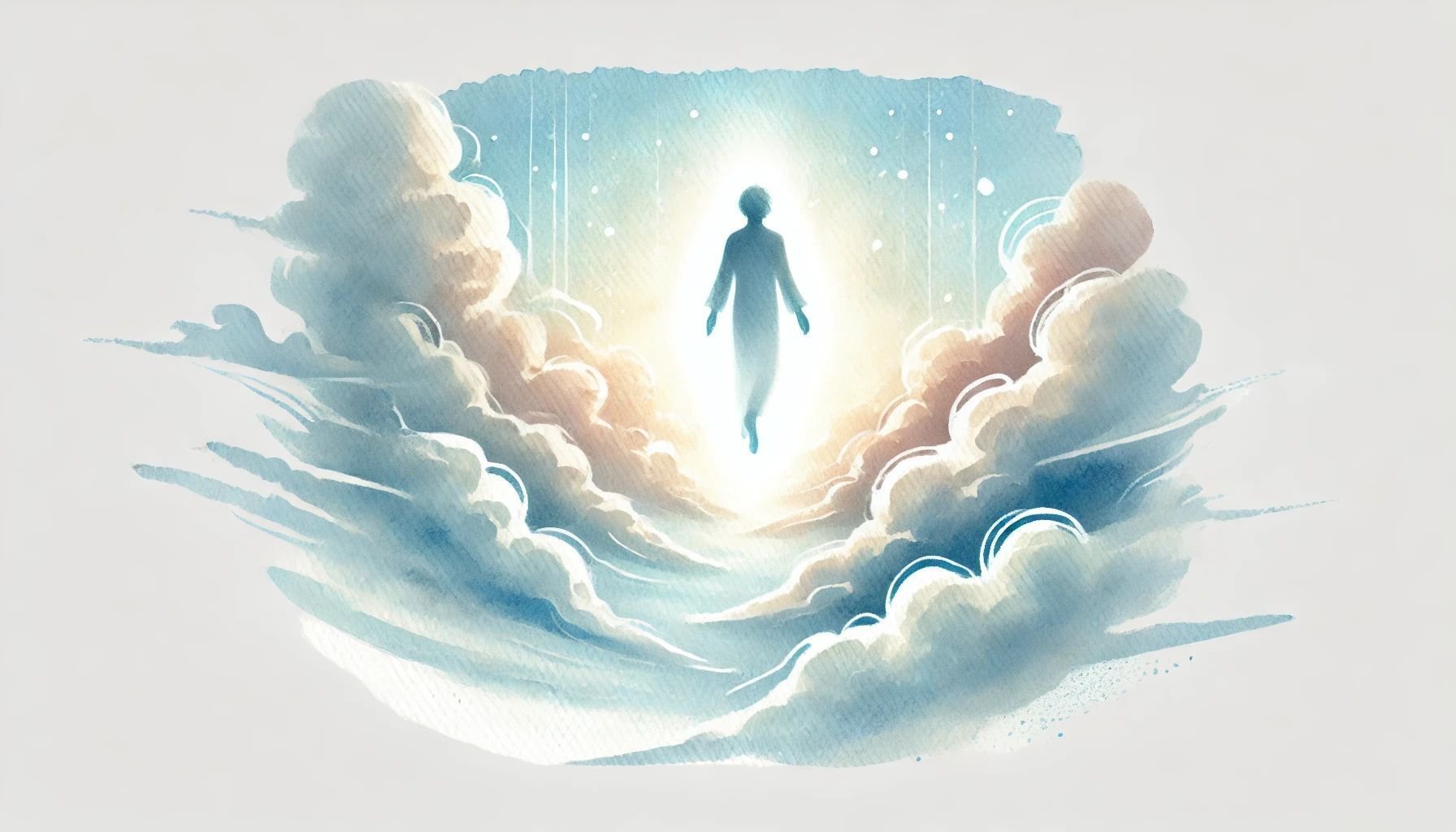 【イラスト】天に昇る｜Koji Doi｜AIエンジニア｜webライター｜バイオ系ライター・アナリスト