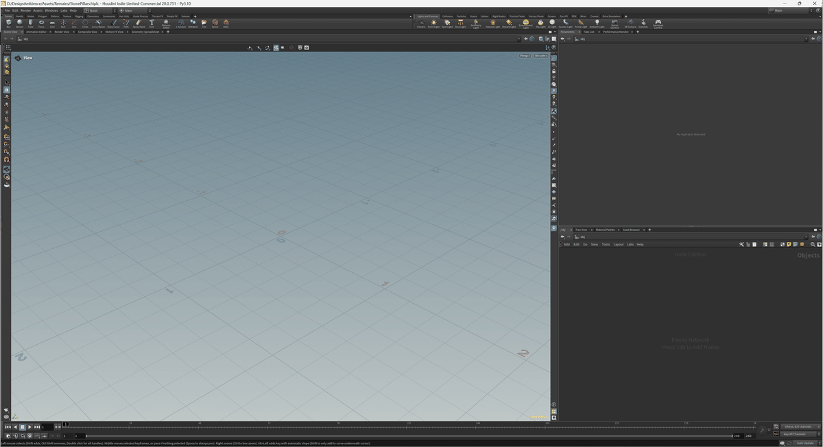 HoudiniのDesktop(ウィンドウレイアウト)をカスタマイズする｜aoi