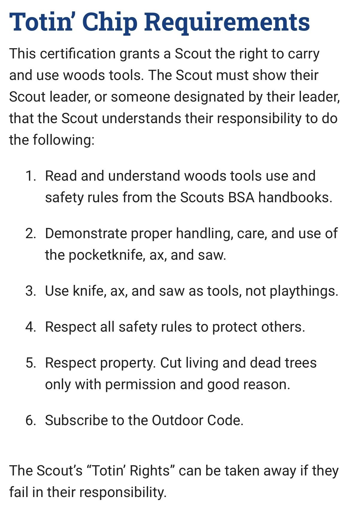 【Scouting America】Totin’Chipポケットナイフ、ノコギリ、斧の使い方｜Crew20-Scouting America