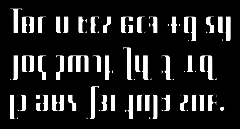 英語素性文字 English featural alphabet｜speliq
