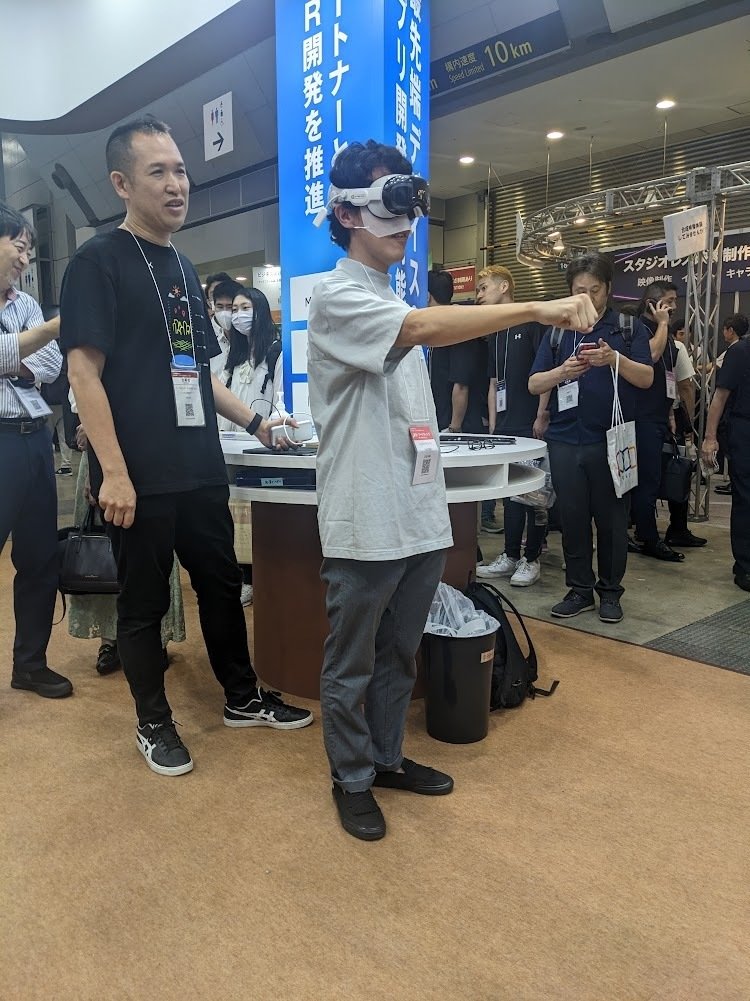 【メタバース総合展（夏）レビュー②】Apple Vision pro体験などなど｜JapanStep（ジャパンステップ）の公式note