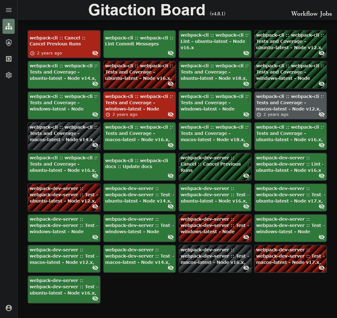 複数リポジトリのGitHub Actionsの様子を一覧表示できる「Gitaction Board」を使ってみた｜ポち