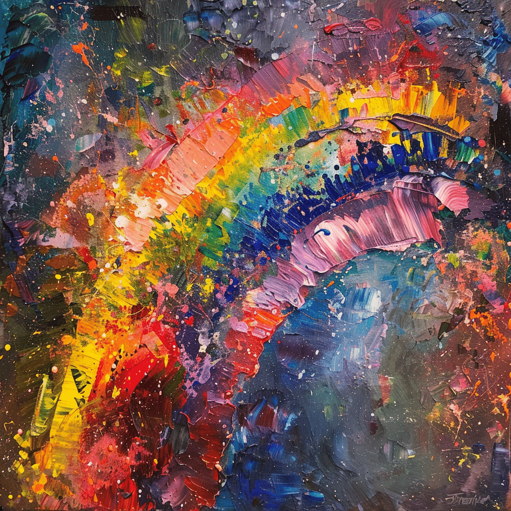 #352 AI実験_俳句の解釈 「虹二重神も恋愛したまへり」津田清子（AI解説・画像生成）chatGPTとClaude比較｜松石圭介 ...