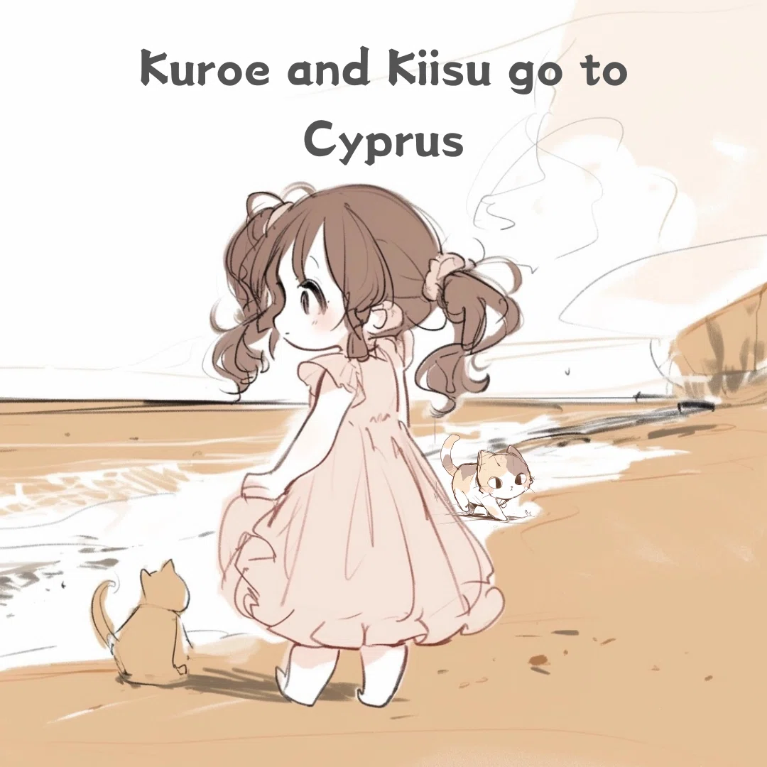 AI Picture Book : Kuroe and Kiisu go to Cyprus｜yachimat