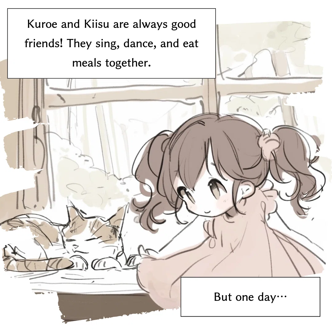 AI Picture Book : Kuroe and Kiisu go to Cyprus｜yachimat
