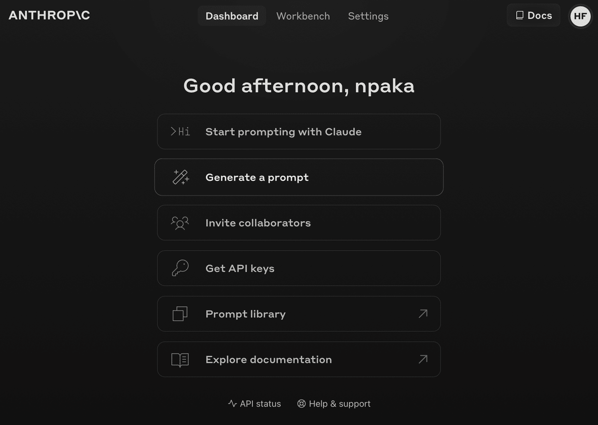 Anthropic Consoleで プロンプトの生成・テスト・評価 を試す｜npaka
